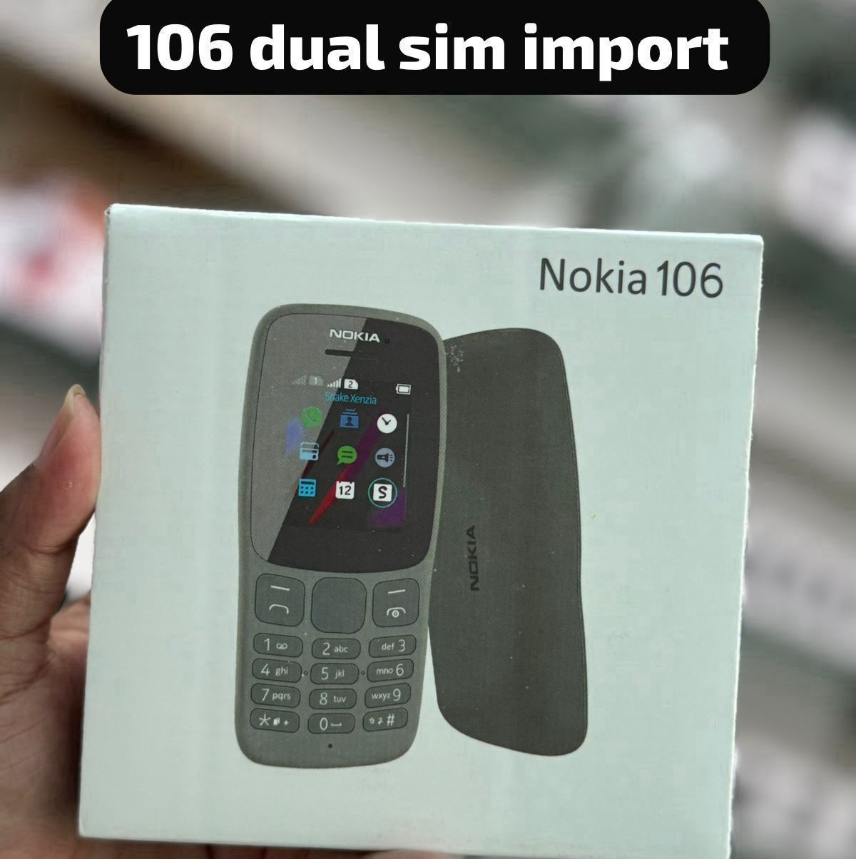 Nokia 106 Dual Sim Mobile Phone (imported) – pretina